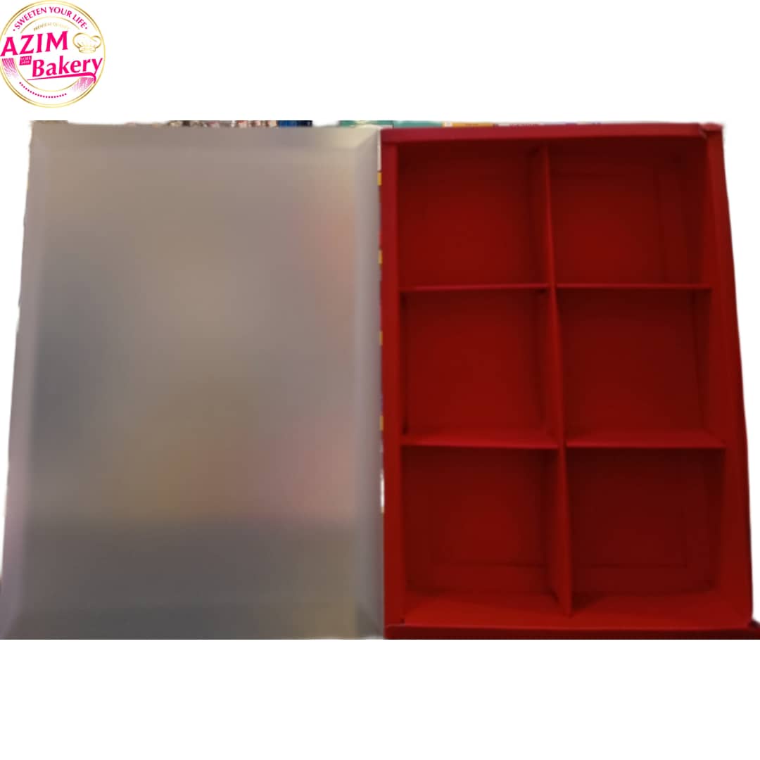 Cookies box 6 Cavity |Mooncake box |Kotak Mooncake |Kotak Biskut |Gift
