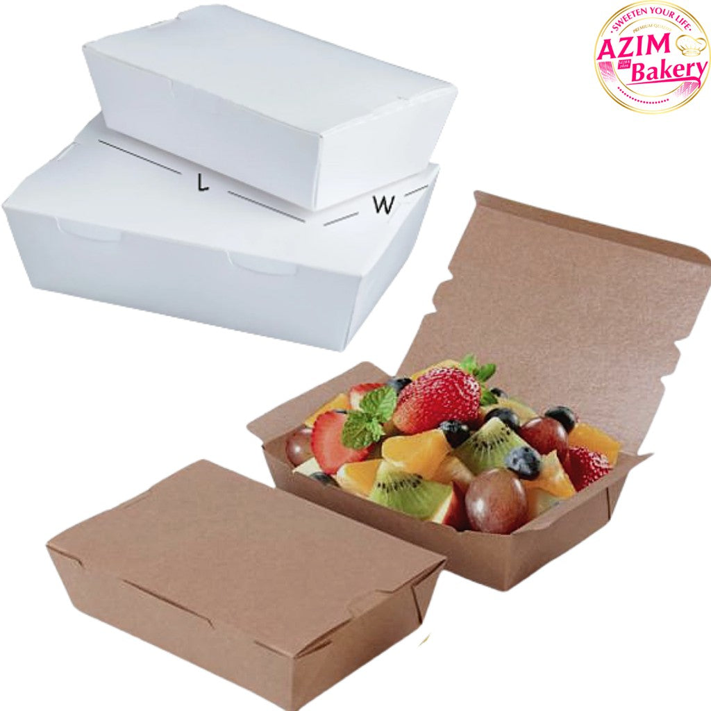 Paper Lunch Box 50pcs | Packaging Paper Box | Take Away Paper Box | Be
