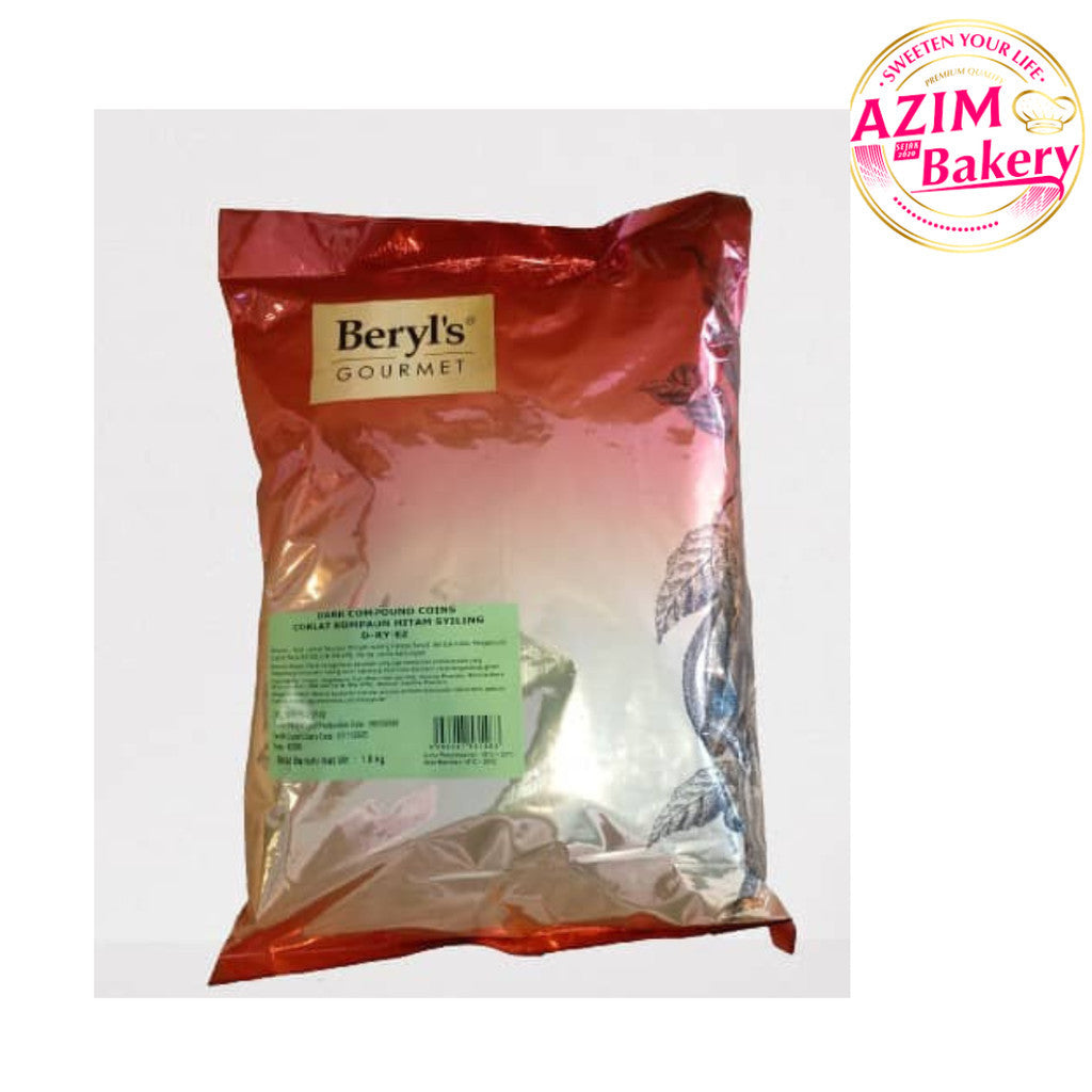 Beryl'S Dark Compound Coins EZ 1.5KG (Halal) by Azim Bakery