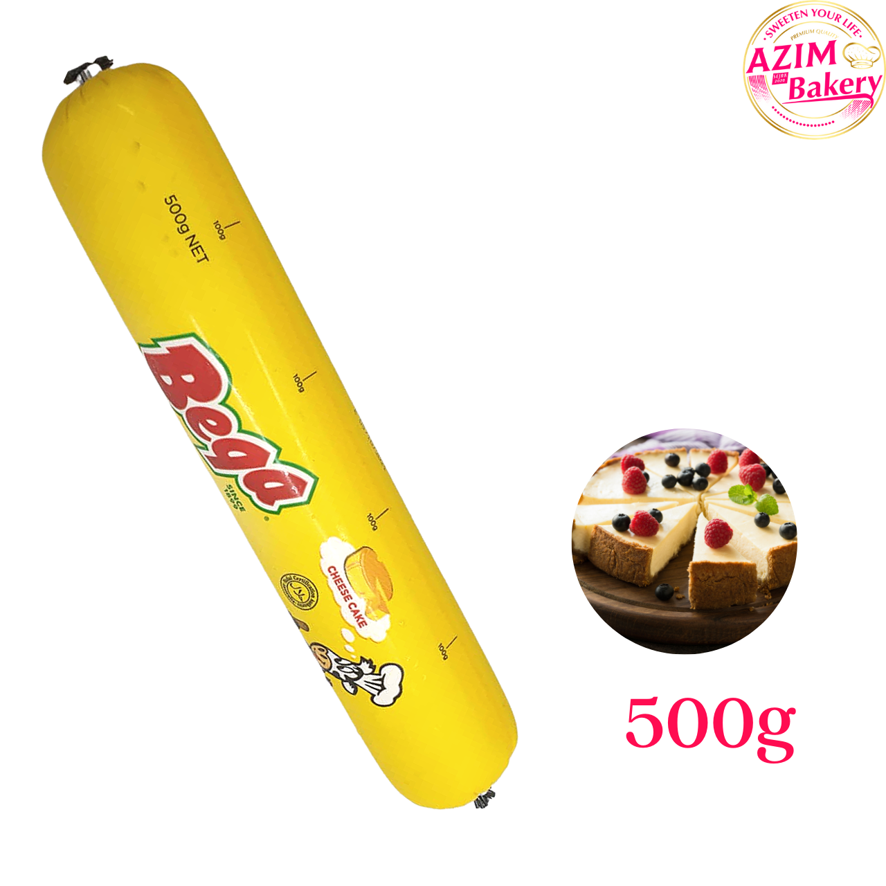 Bega Tatura Cream Cheese 250g, 500g, 1kg - by Azim Bakery BCH Rawang