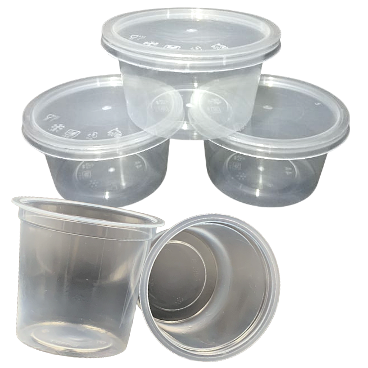 Round Food Container RC4 RC8 Bekas Sos Bekas Jem Bekas Bulat -50pcs- by ...