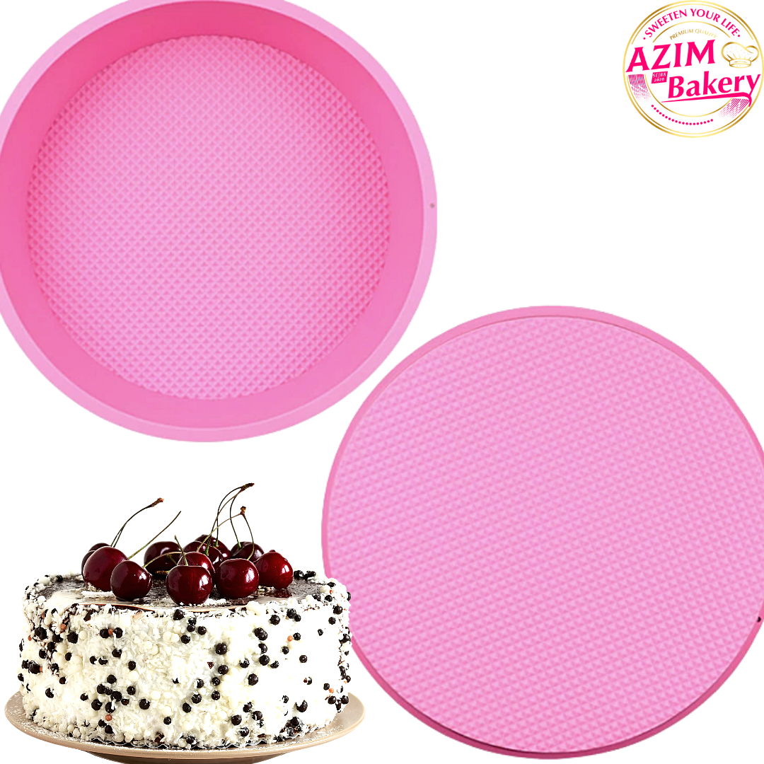 Acuan Kek Bulat Silikon Round Mold Silicone - by Azim Bakery BCH Rawang