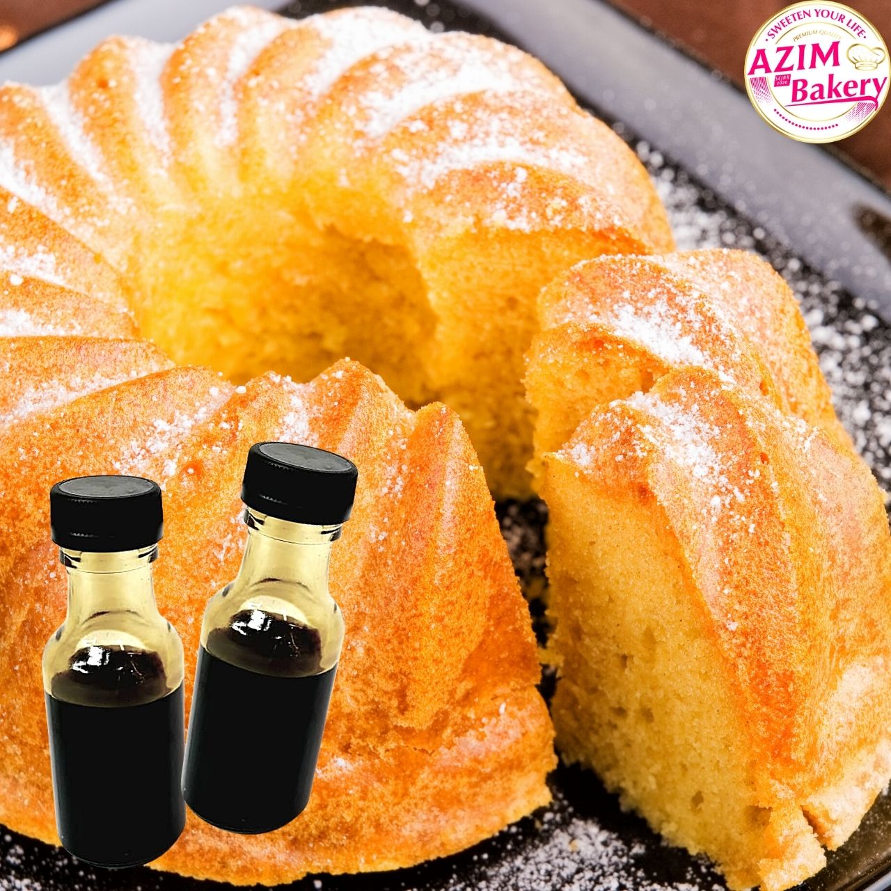 Creamy Vanilla Emulco Perisa Creamy Vanilla Food Coloring Flavoring 25g ...