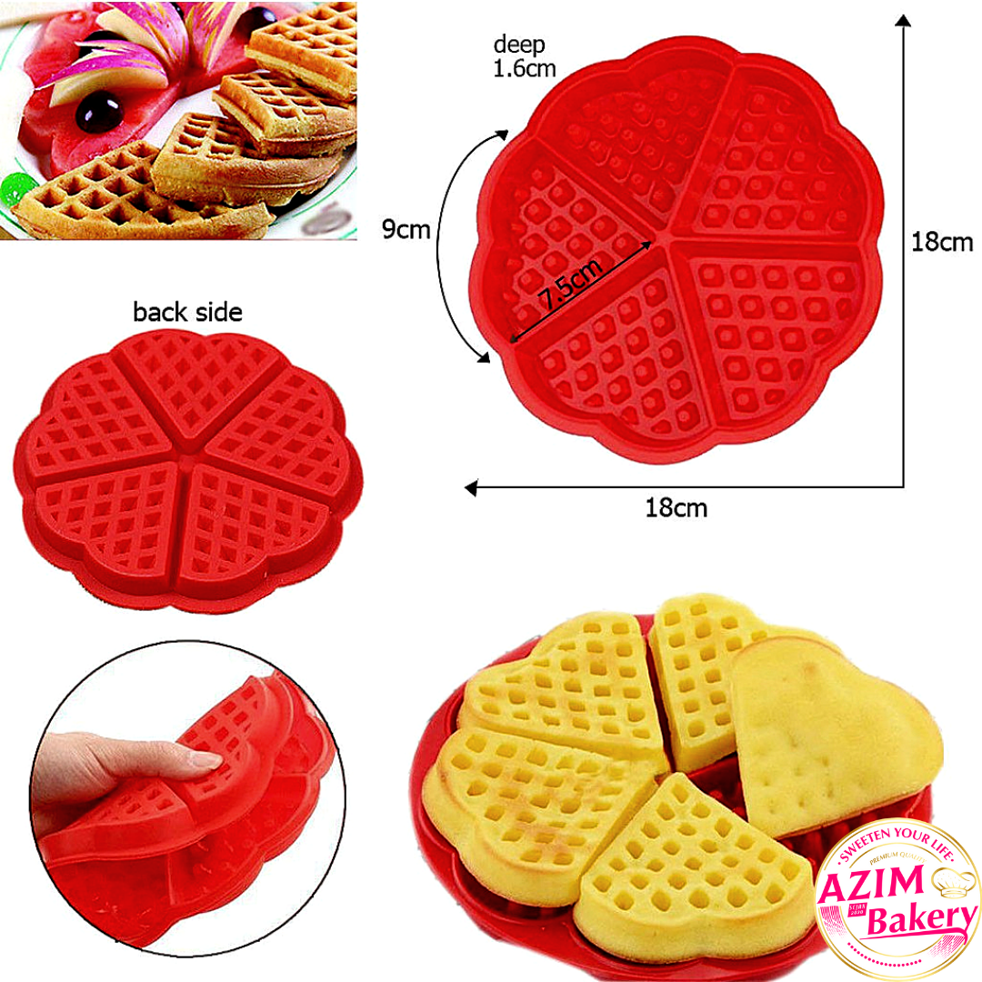 Waffle Silicone Mold - by Azim Bakery BCH Rawang