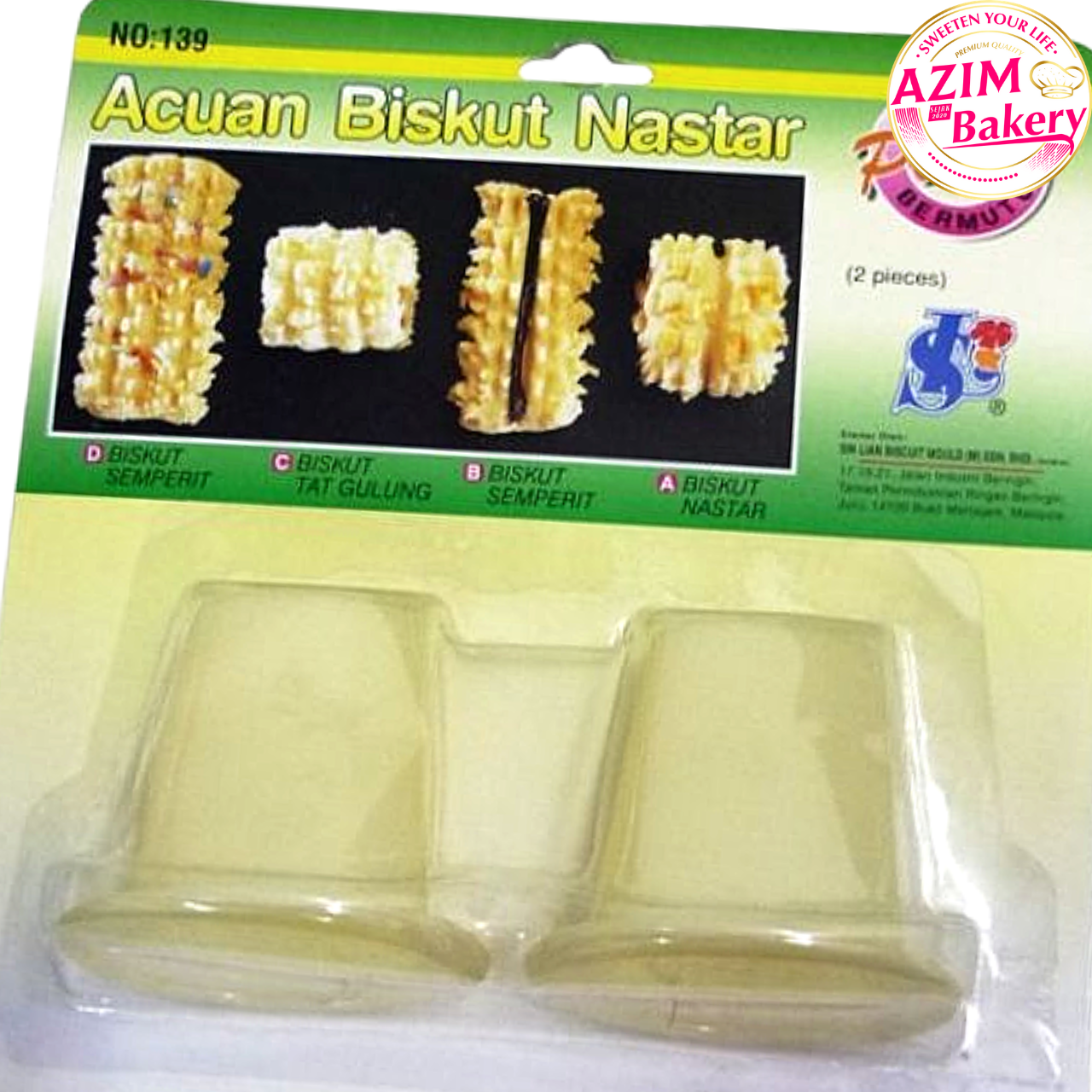 Acuan Biskut Nastar Tart Gulung - by Azim Bakery BCH Rawang