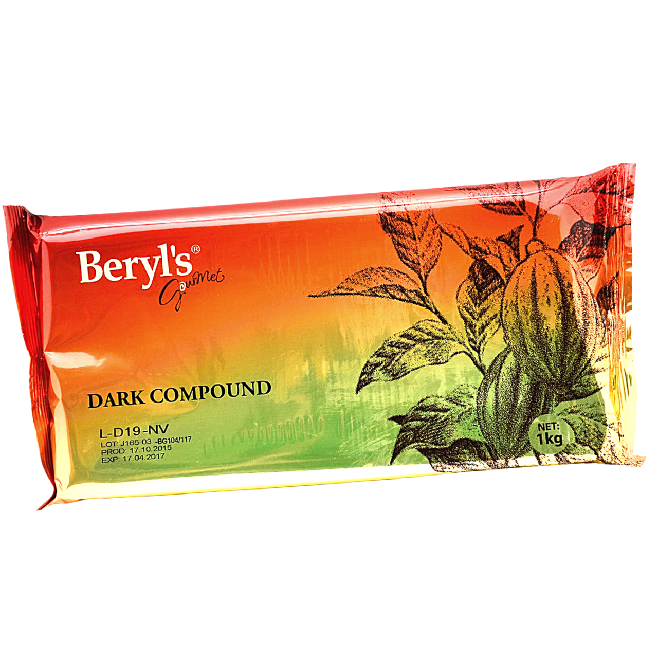 Beryl’s Dark Chocolate Block 1kg - by Azim Bakery BCH Rawang