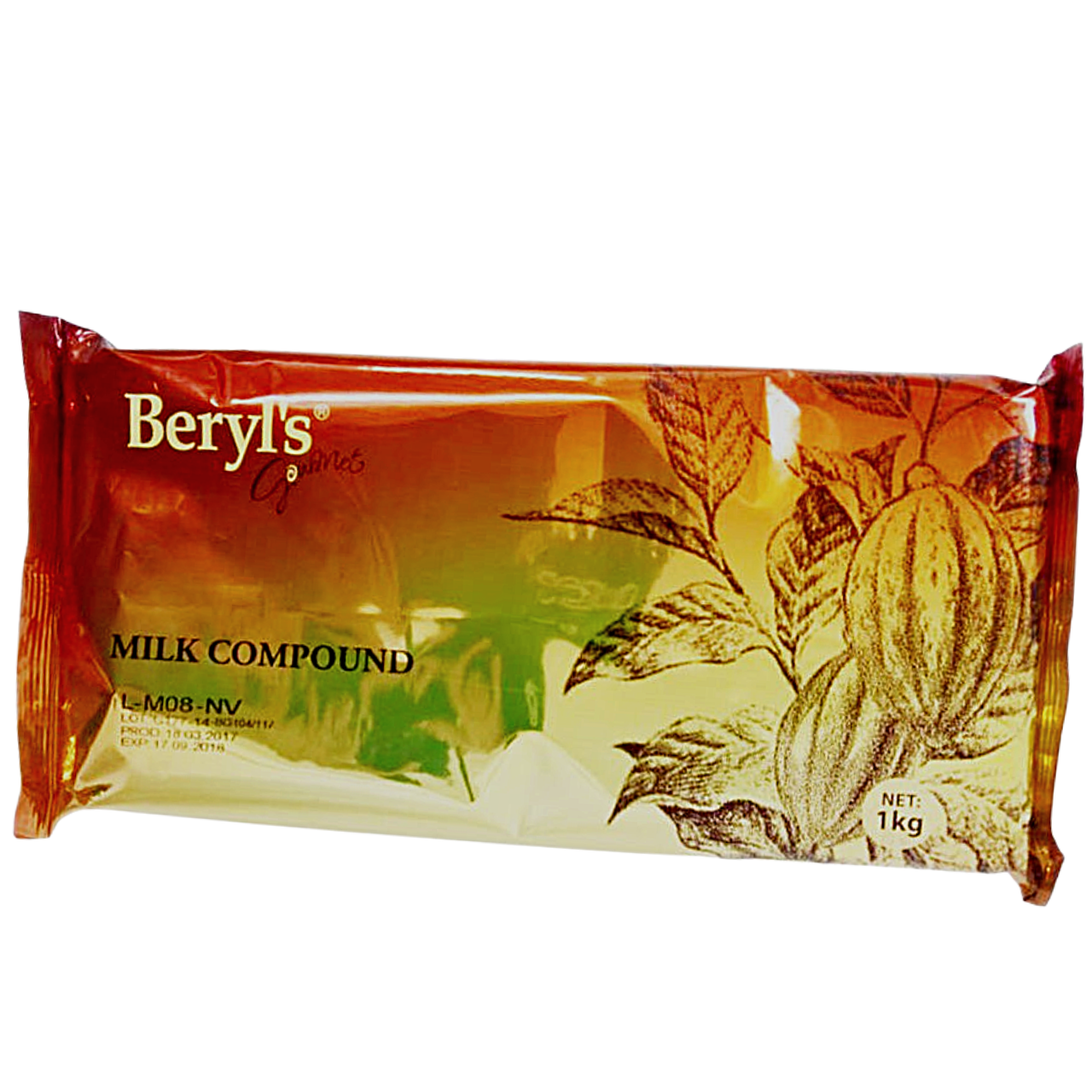 Beryl’s Milk Chocolate Block 1kg - by Azim Bakery BCH Rawang
