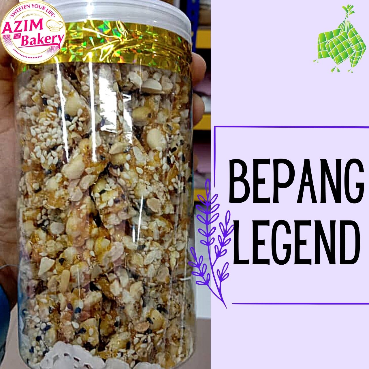 Biskut Raya Kacang Bepang - by Azim Bakery BCH Rawang