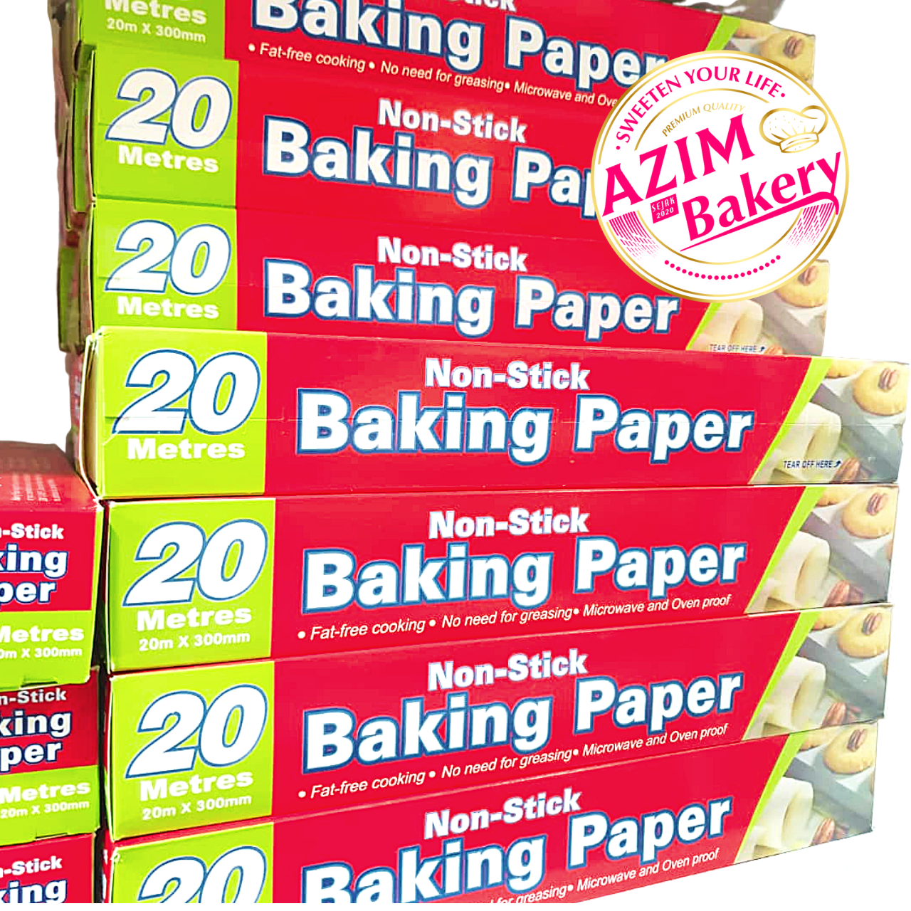 Non Stick Baking Paper Parchment Paper Kertas Minyak by Azim Bakery BCH ...