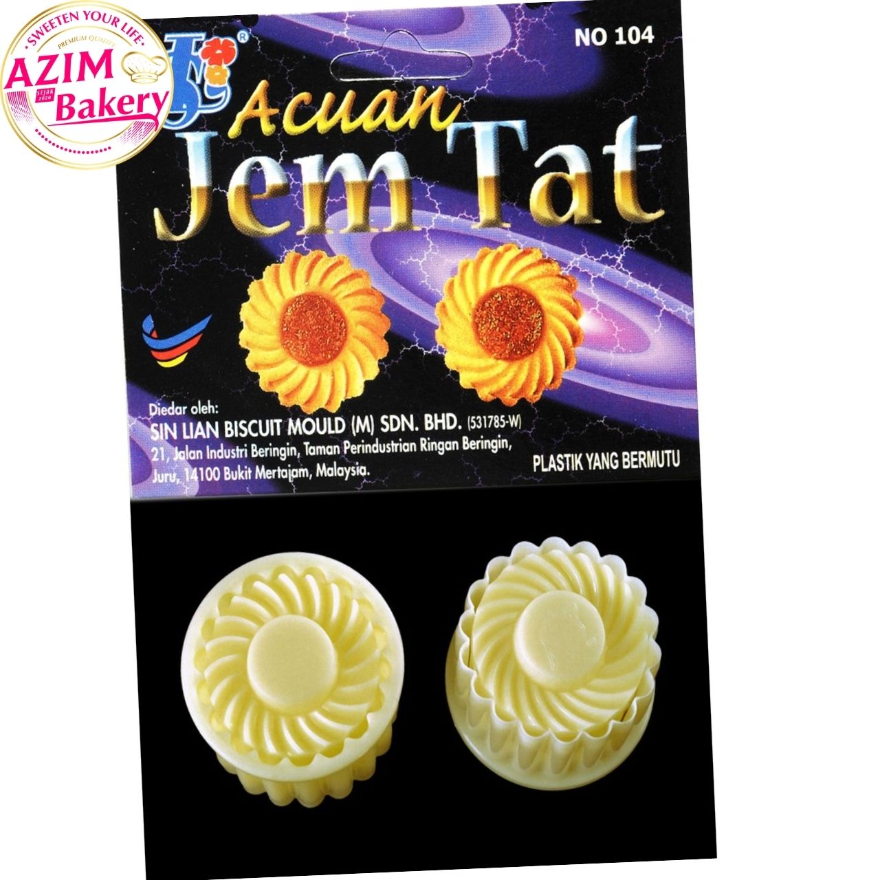 Acuan Jem Tart SLP104 - by Azim Bakery BCH Rawang