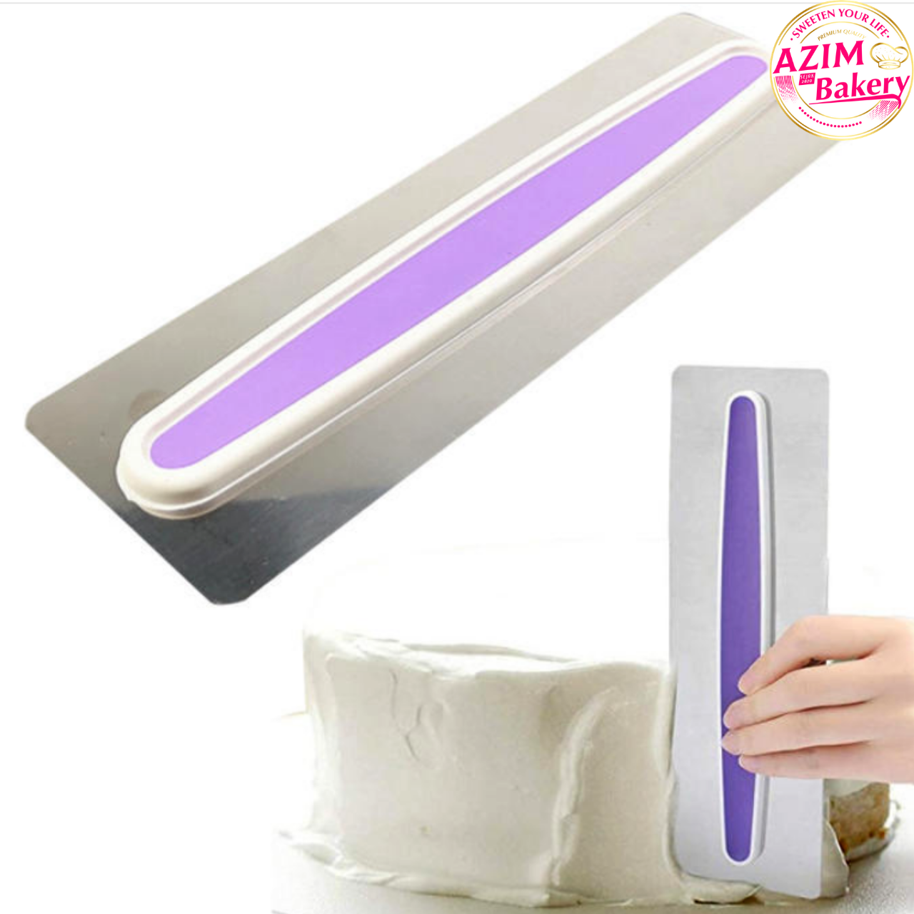 Cake Decorating Tools Cream Scraper Smoother Pengikis Kek by Azim ...