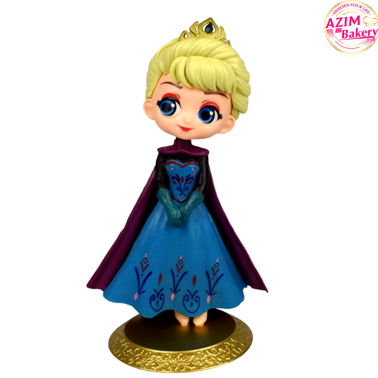 Cake Topper Cartoon Elsa Frozen Cake Toys Elsa - by Azim Bakery BCH Rawang
