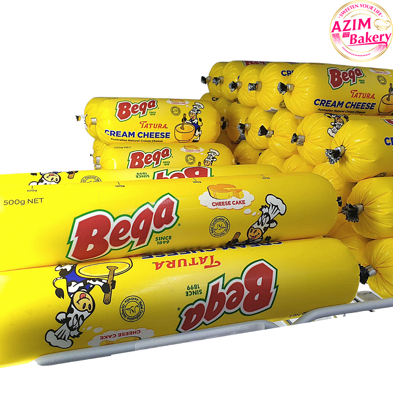 Bega Tatura Cream Cheese 250g, 500g, 1kg - by Azim Bakery BCH Rawang