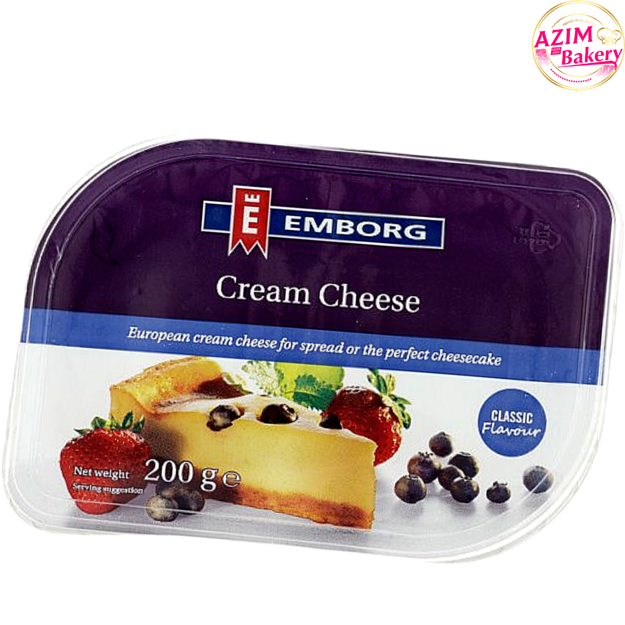 Emborg Cream Cheese 200g - by Azim Bakery BCH Rawang