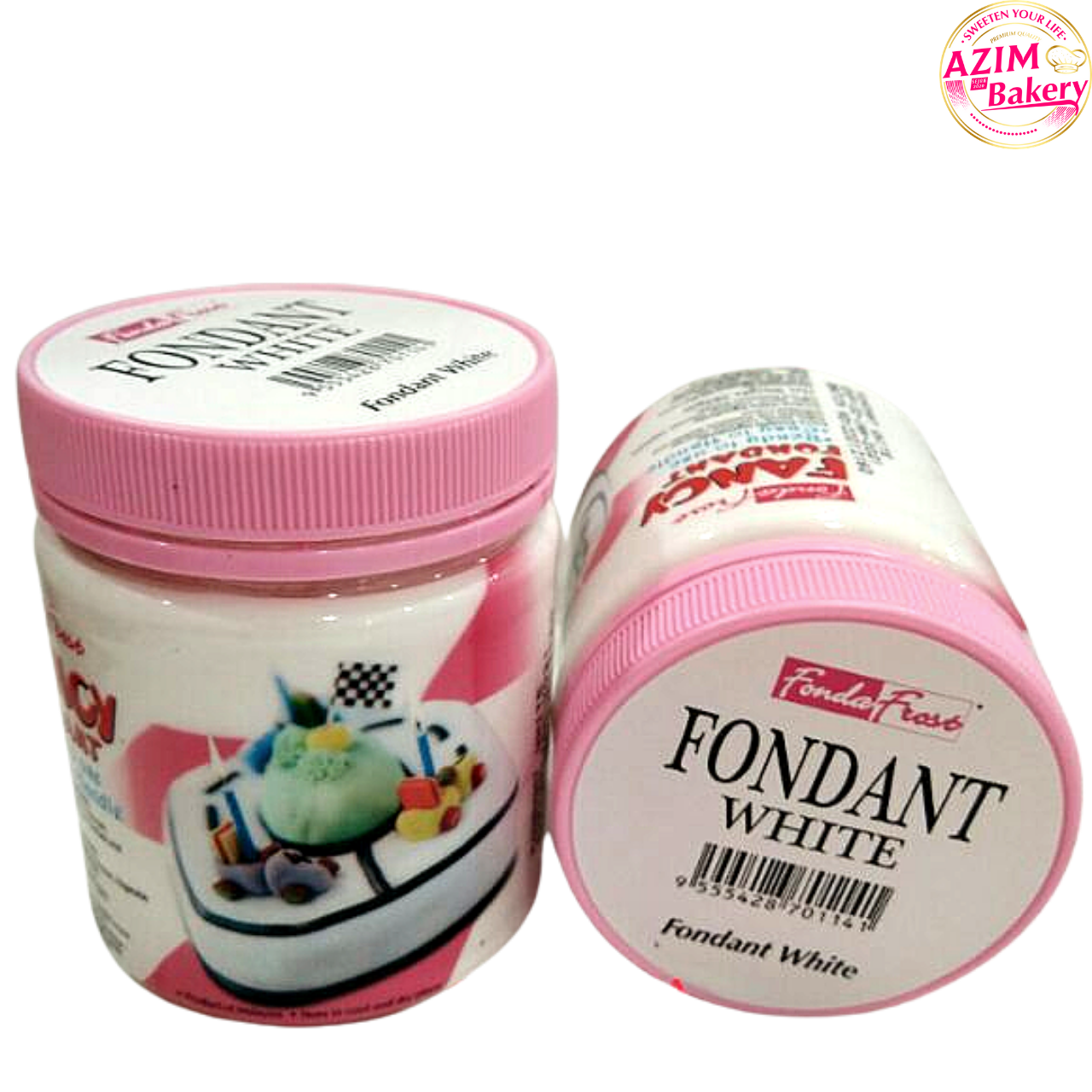 White Fancy Fondant 285g - by Azim Bakery BCH Rawang