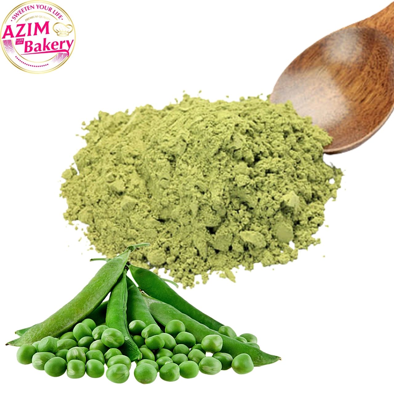 Green Peas Powder 500g - by Azim Bakery BCH Rawang