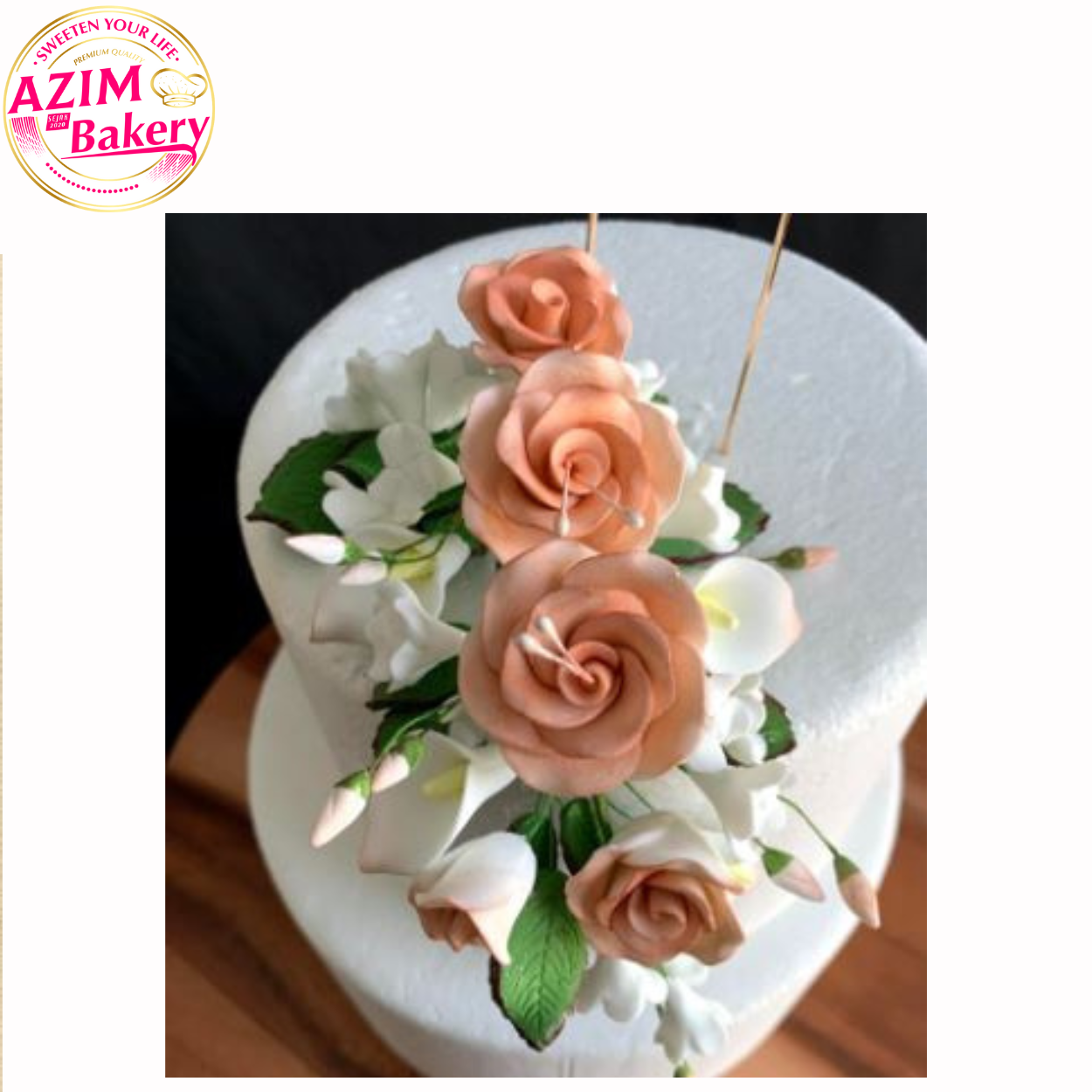 GUM PASTE FLOWER/ SUGAR PASTE FLOWER/ CAKE DECORATION/ DECORATION FLOW