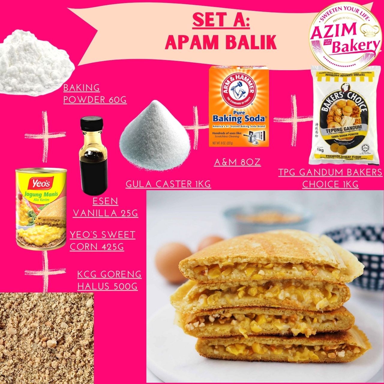 Set Apam Balik - by Azim Bakery BCH Rawang