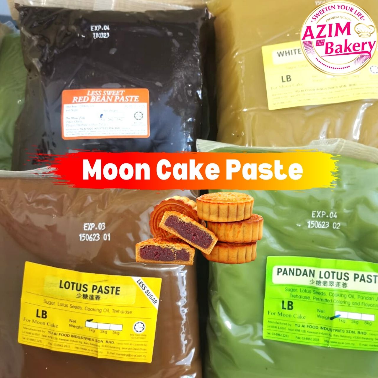 Mooncake Paste - by Azim Bakery BCH Rawang