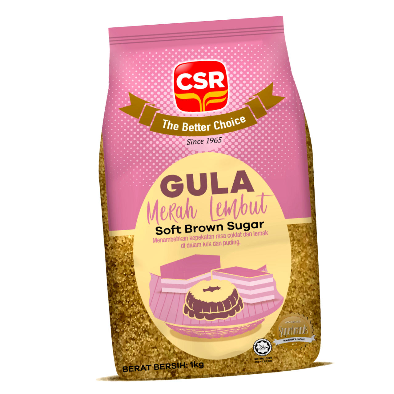 Csr Soft Brown Sugar 1kg Gula Merah Lembut Csr - by Azim Bakery BCH Rawang